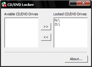 Temporarily lock optical drives with the CD/DVD Drive Locker